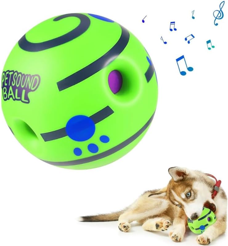 Interactive Dog Giggle Ball – Touch-Activated Chew Toy for All Breeds ...