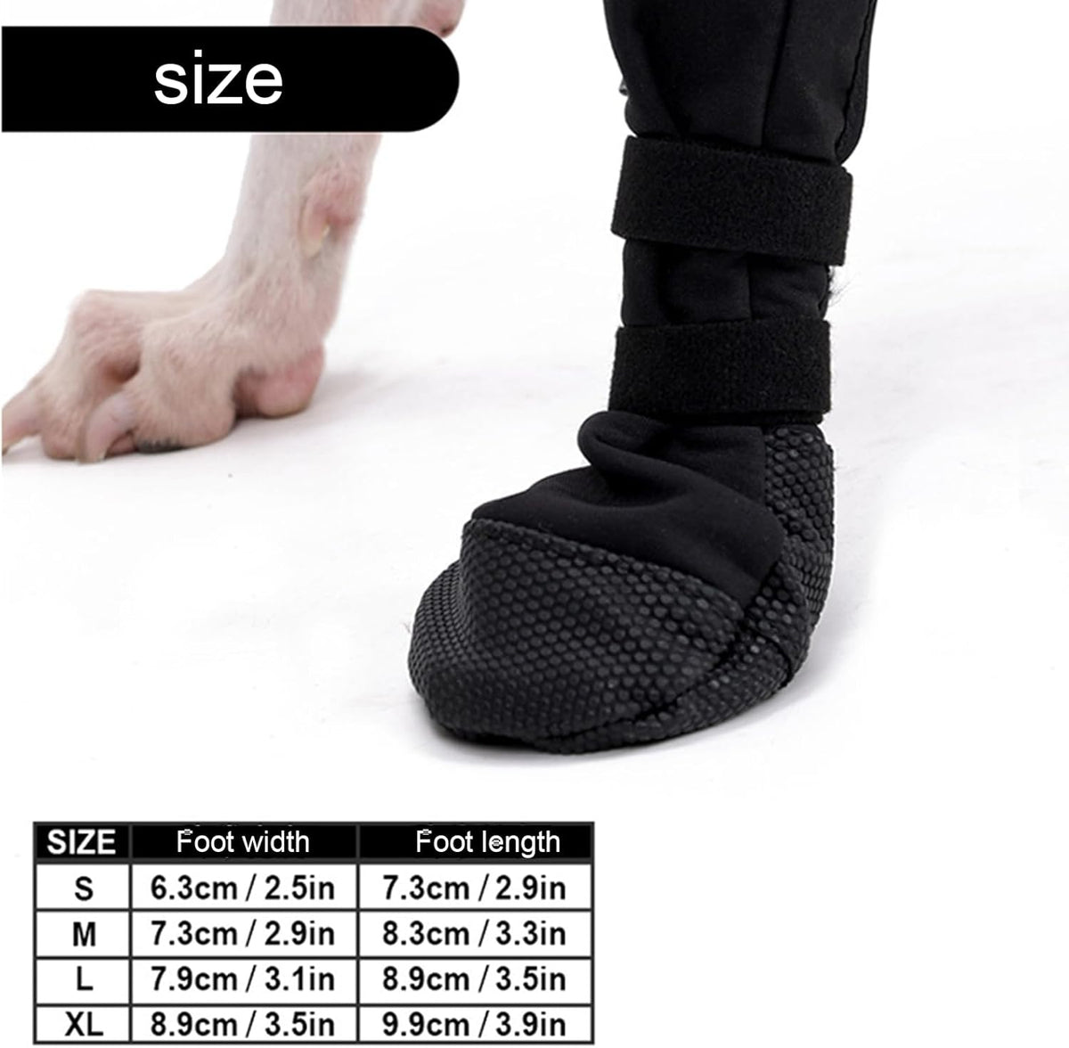 Adjustable Dog Paw Wound Covers – Waterproof, Non-Slip Boots for Injury ...